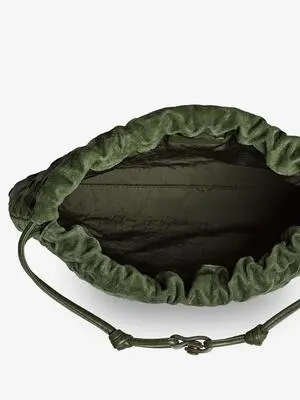 Bottega Veneta Suede Dustbag With Intrecciato Motif - Multicolor