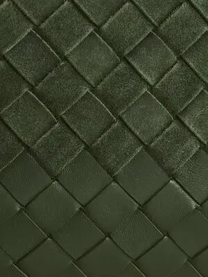 Bottega Veneta Suede Dustbag With Intrecciato Motif - Multicolor
