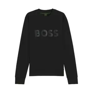 BOSS Salbo Cotton Blend Sweatshirt - Black