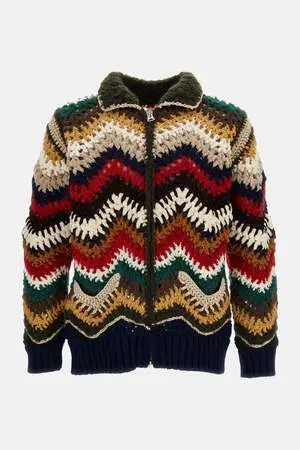 Sacai Mix Crochet Knit