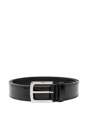Church's Square Buckle Leather Belt - Black