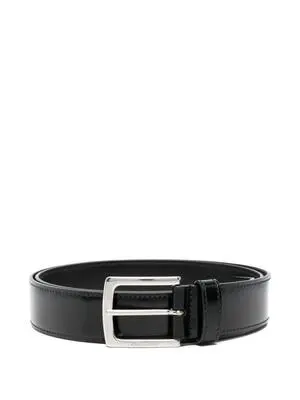 Church's Square Buckle Leather Belt - Black