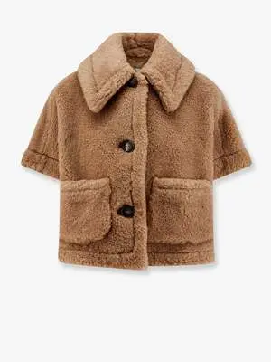 Max Mara Mxanewterzo2 Camel Hair And Silk Coat - Multicolor