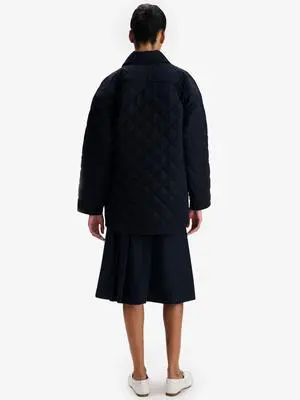 A.p.c. Georges Quilted Wool Jacket - Blue