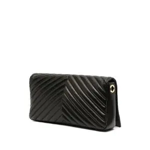 Saint Laurent Quilted Lambskin Shoulder Bag - Black
