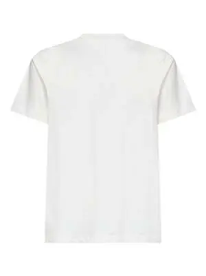 Moncler Natural Cotton Jersey Logo T-shirt