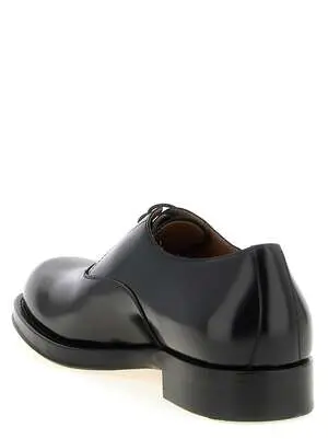 Dries Van Noten Leather Derby Shoes - Black
