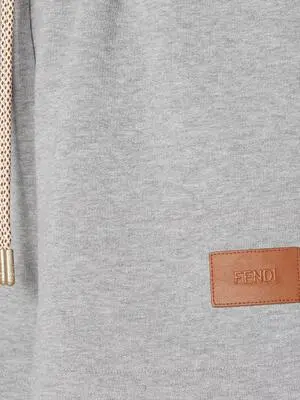 Fendi Cotton Jersey Shorts - Multicolor