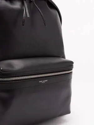 Saint Laurent Calf Leather Backpack - Multicolor
