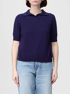 Gucci Cotton Knit Polo Shirt - Blue