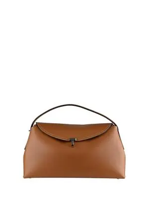 TOTEME T-lock Handbag - Brown
