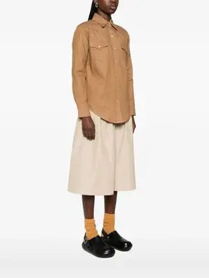 A.p.c. Japanese Denim Western Shirt - Brown