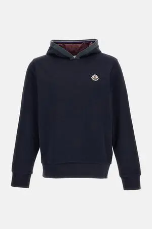 Moncler Brushed Cotton Hoodie Sweater - Multicolor