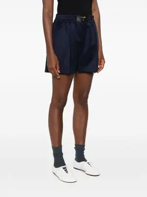 Celine Logo Wool Shorts