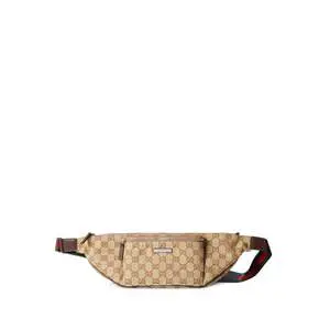Gucci Monogram Canvas Waist Bag - Cream