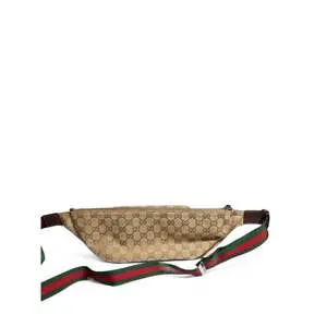 Gucci Monogram Canvas Waist Bag - Cream