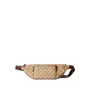 Gucci GUCCI Monogram Canvas Waist Bag Cream
