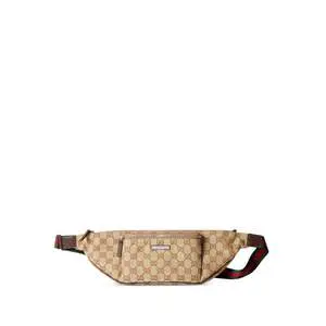 Gucci Monogram Canvas Waist Bag - Cream
