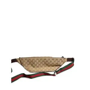 Gucci Monogram Canvas Waist Bag - Cream