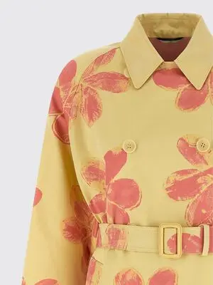 Max Mara Printed Cotton Trench Coat
