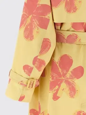 Max Mara Printed Cotton Trench Coat