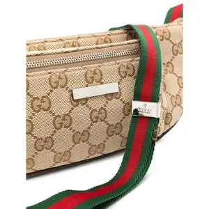 Gucci Gg Supreme Canvas Belt Bag - Cream