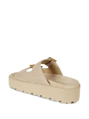 Prada Suede Leather Sandals - Multicolor