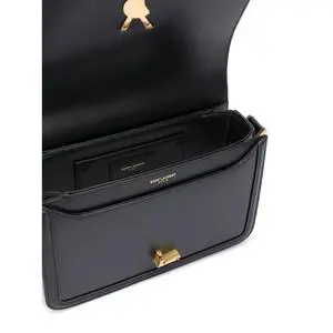Saint Laurent Calf Leather Shoulder Bag