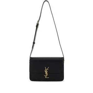 Saint Laurent Calf Leather Shoulder Bag