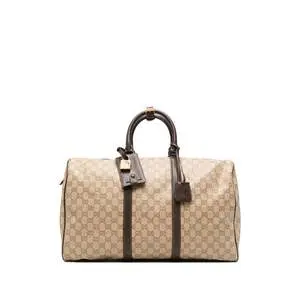 Gucci Neutrals Luggage & Holdalls - Cream
