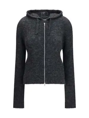 Our Legacy Alpaca-blend Zip-up Hoodie - Gray