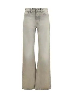 Our Legacy Straight-leg Denim Jeans - Gray