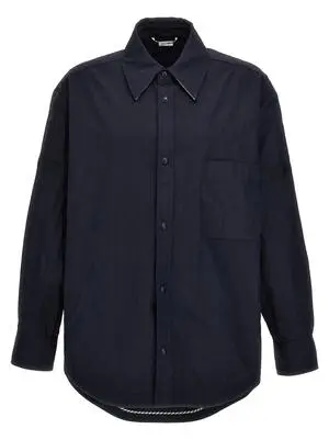 Thom Browne Snap Front' Overshirt - Blue
