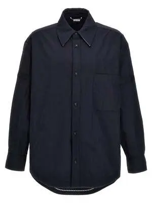 Thom Browne Snap Front' Overshirt - Blue