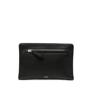 TOM FORD Leather Clutch - Black