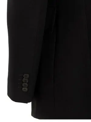 Balenciaga Hourglass Wool Twill Single-breasted Blazer