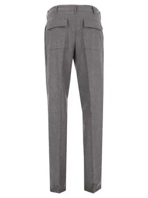 Etro Tailored Cashmere Blend Trousers