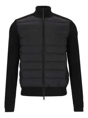 Moncler Quilted Zipped Jacket - Black