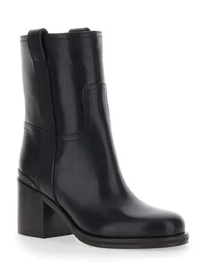 Brunello Cucinelli Leather Ankle Boots - Multicolor