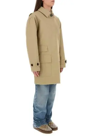 Gucci Beige Drill Overcoat