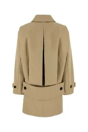 Gucci Drill Overcoat - Brown