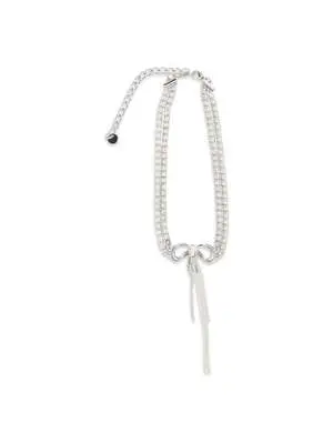 SELF-PORTRAIT Crystal Choker - Silver
