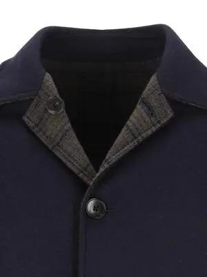 Etro Soho Reversible Coat - Blue