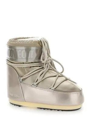 Moon Boot Metallic Tech Fabric Snow Boots - Multicolor