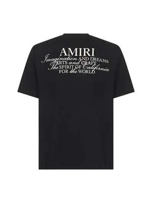 Amiri Black Jersey Spirit T-shirt - Multicolor