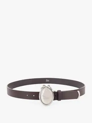 Dior Medaillon Leather Belt - Multicolor