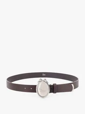 Dior Medaillon Leather Belt - Multicolor