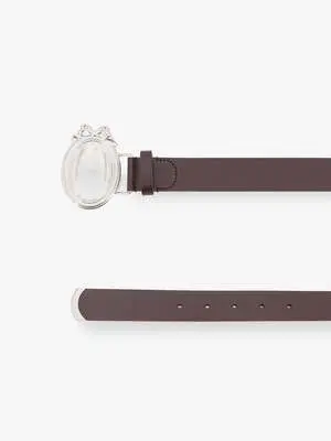 Dior Medaillon Leather Belt - Multicolor