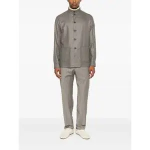 Tagliatore Grey Trousers Tailored Trousers