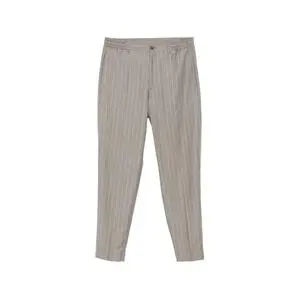 Tagliatore Grey Trousers Tailored Trousers - Gray